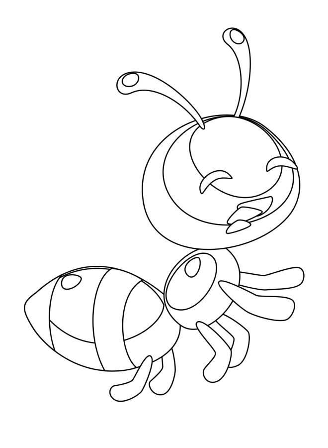 Coloriage La fourmi est triste dessin gratuit à imprimer Coloriage La fourmi est triste dessin gratuit à imprimer