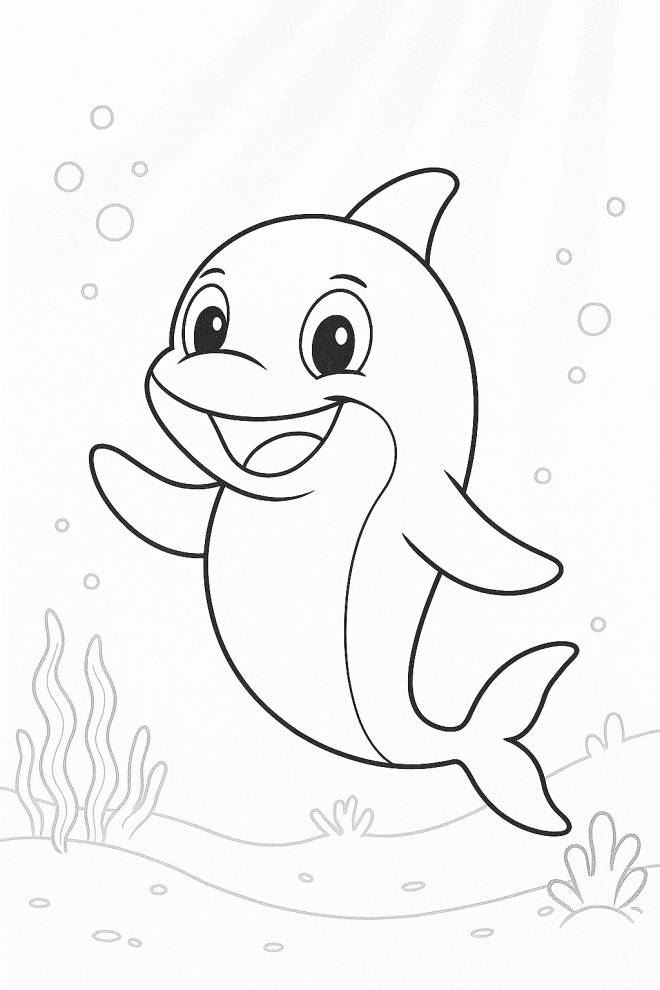 Coloriage Orque gratuit à imprimer