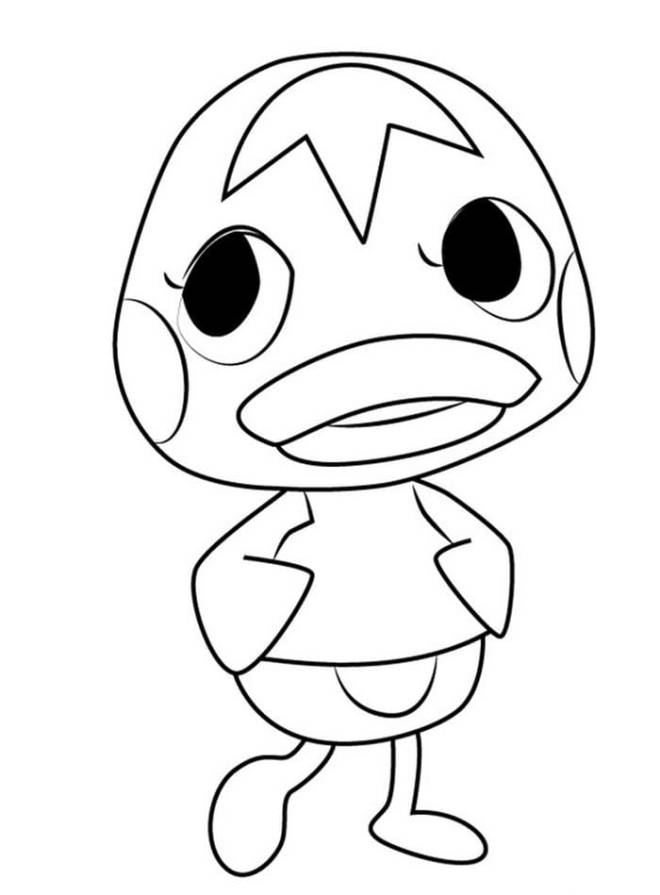Coloriage Ketchup d'Animal Crossing dessin gratuit à imprimer Coloriage Ketchup d'Animal Crossing dessin gratuit à imprimer