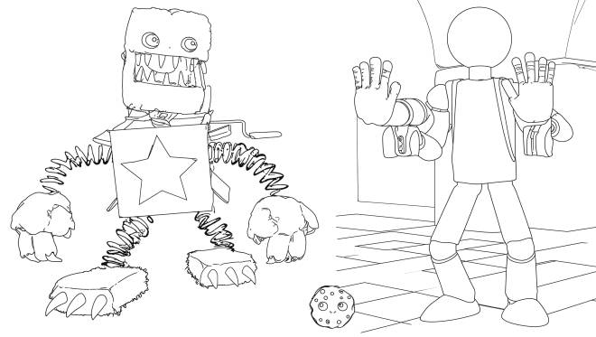 Coloriage Boxy Boo gratuit à imprimer