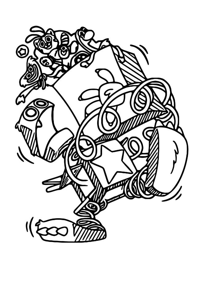 Coloriage Boxy Boo gratuit à imprimer