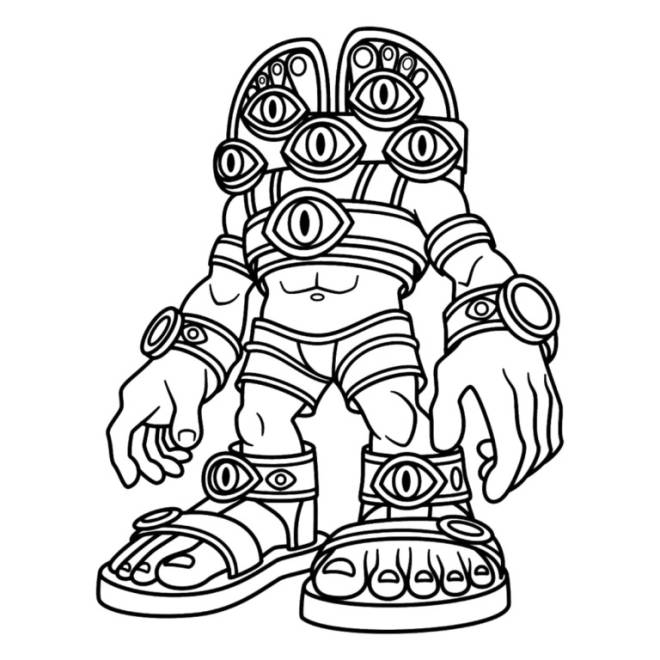 Coloriage Brainrot italien dessin gratuit à imprimer