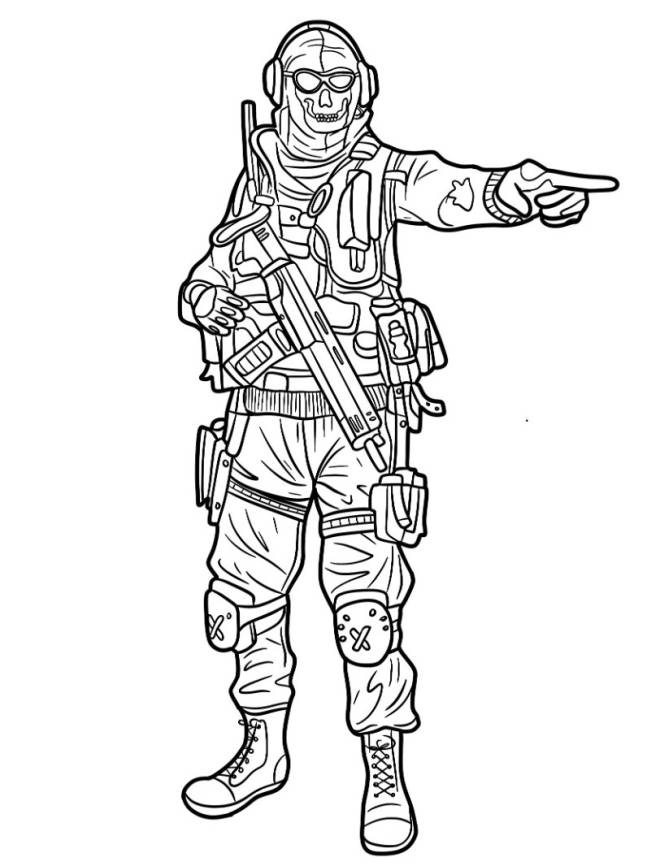 Sniper Tf2 Cal Rifles Sketch Coloring Page