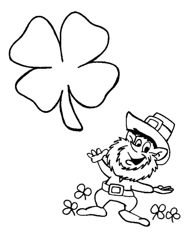 Coloriage Coloriez Saint- Patrick dessin gratuit à imprimer