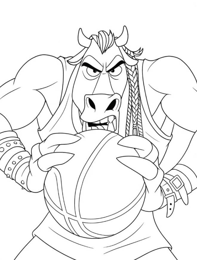 Coloriage Bull du film Goat dessin gratuit à imprimer