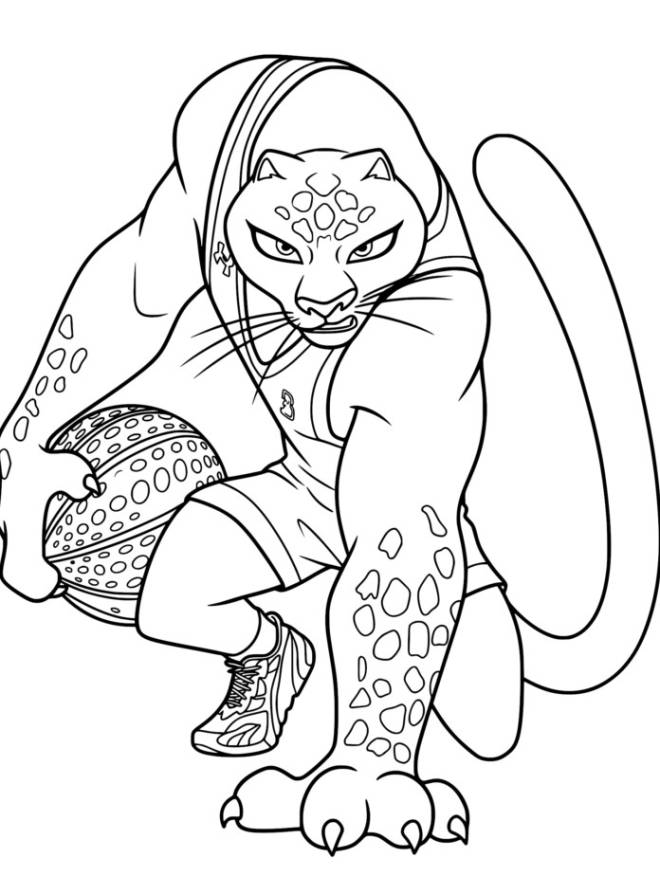 Coloriage Jett Fillmore dribble une Roarball dessin gratuit à imprimer