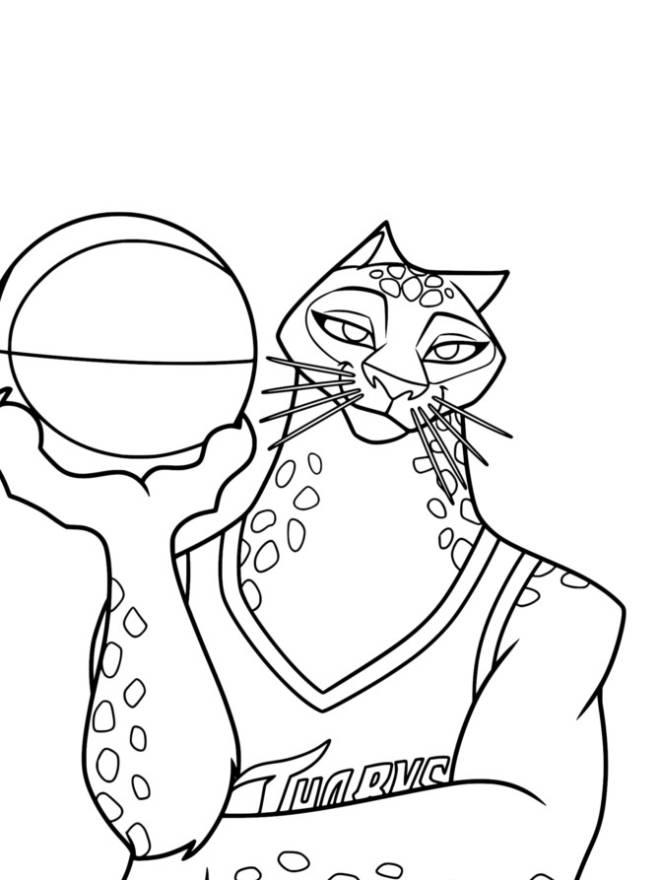 Coloriage Jett Fillmore tient une Roarball dessin gratuit à imprimer