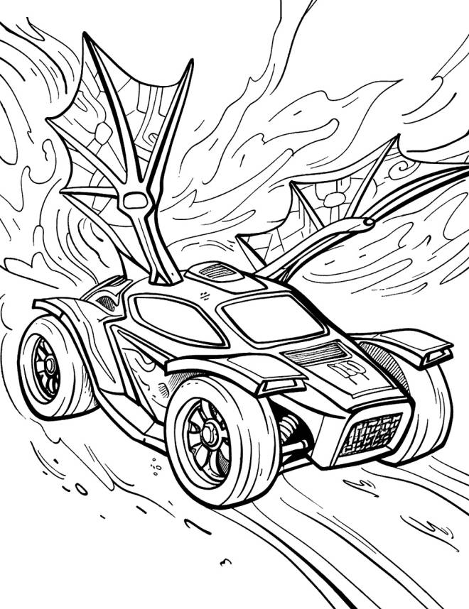 Coloriage Dragon Blaster sur la course cp dessin gratuit à imprimer