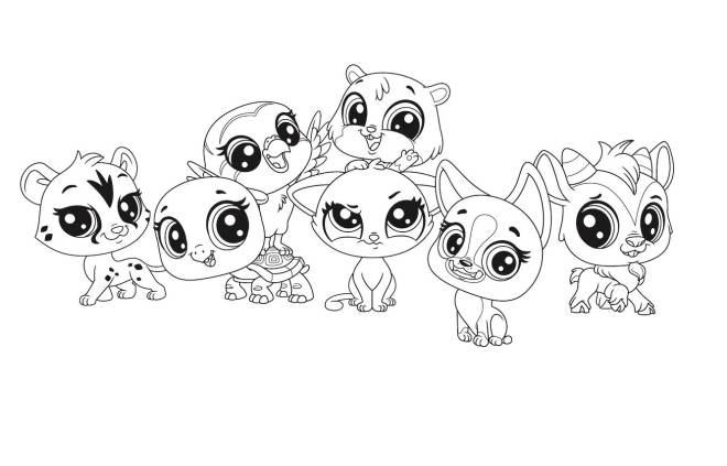 Coloriages De Chevaux De Little Pet Shop Poney Cheval Petshop