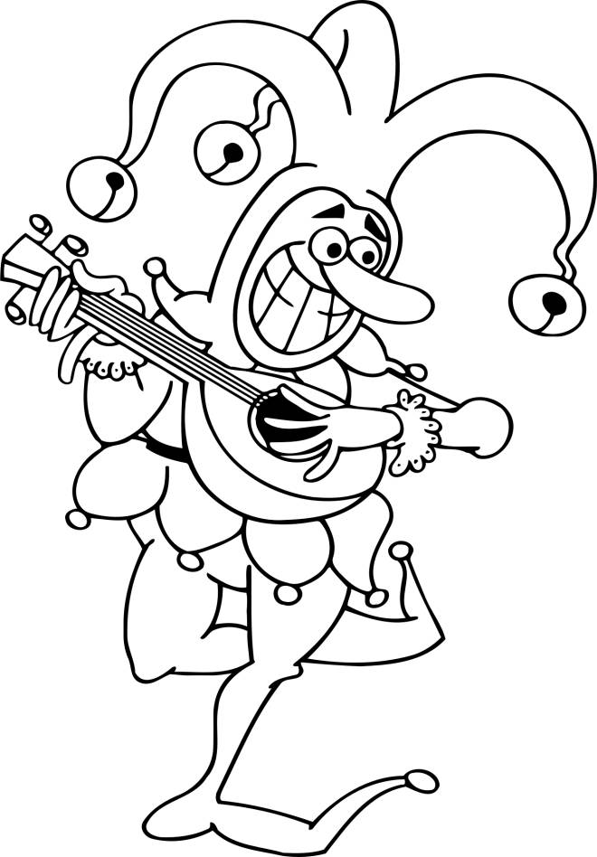 Coloriage Bouffon du roi dessin gratuit à imprimer Coloriage Bouffon du roi dessin gratuit à imprimer