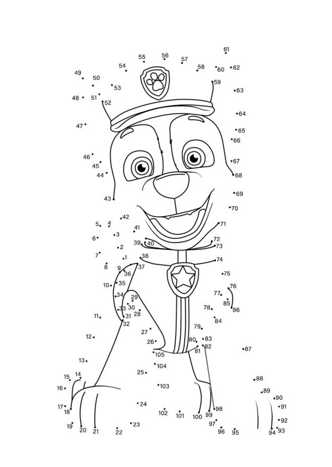 Coloriage Points A Relier gratuit à imprimer Coloriage Points A Relier gratuit à imprimer