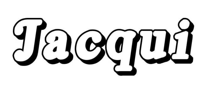 Coloriage Prénom Jacqui dessin gratuit à imprimer