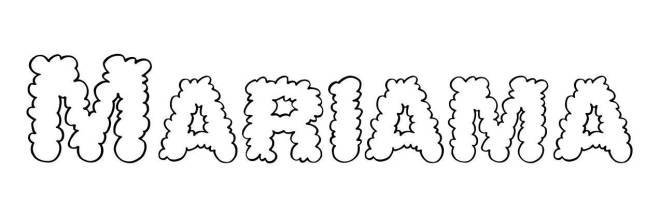 Coloriage Prénom Mariama dessin gratuit à imprimer