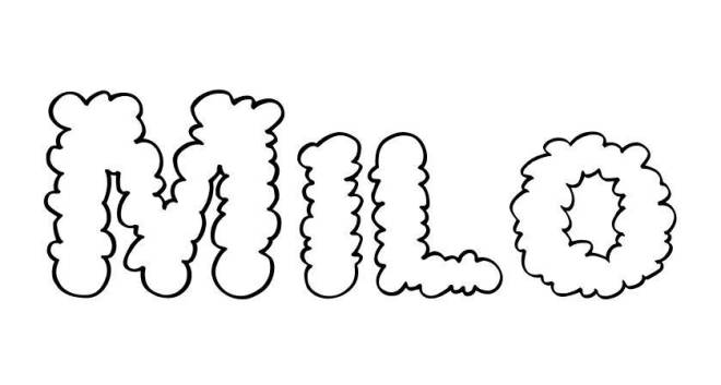 Coloriage Prénom Milo dessin gratuit à imprimer