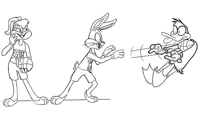 Pages à Colorier De Bugs Bunny Et Lola