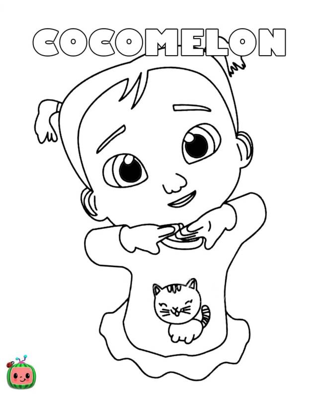 Coloriage Cocomelon Personnage à Colorier Dessin Gratuit à Imprimer
