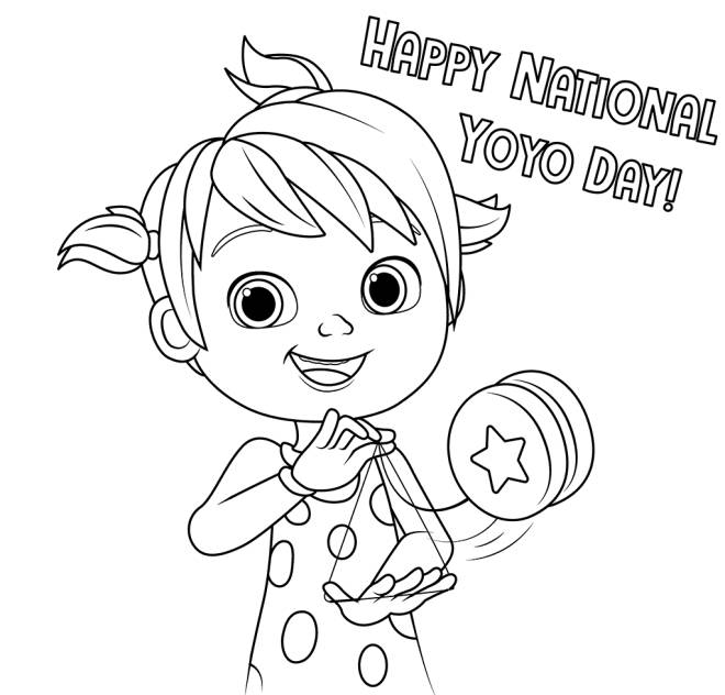 Coloriage Personnage Yoyo De Cocomelon Dessin Gratuit à Imprimer