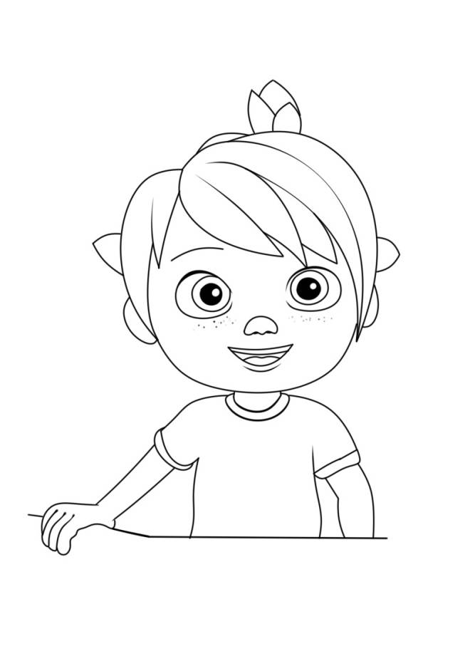 Coloriage Tomtom De Dessin Animé Cocomelon