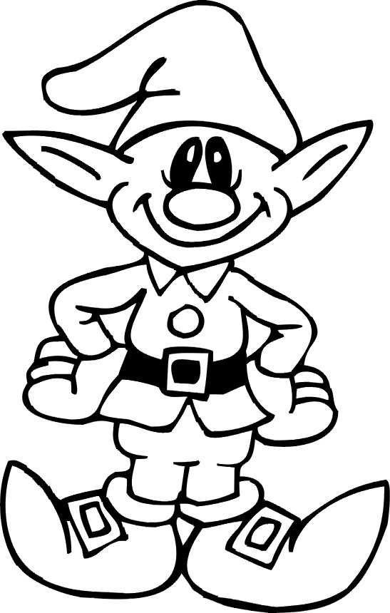 Coloriage Elfe 7 Dessin Gratuit Imprimer