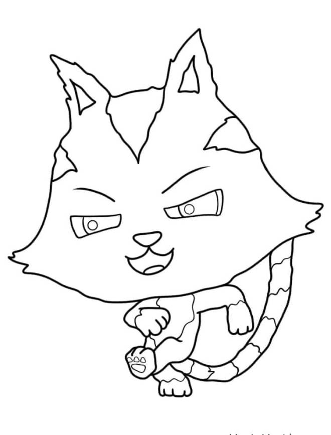 Coloriage Catrat facile dessin gratuit à imprimer