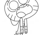 Coloriage Gumball gratuit à imprimer