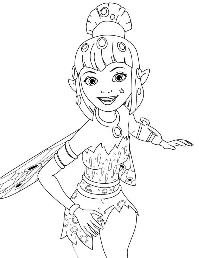 Coloriage Yuko La Meilleure Amie De Mia Dessin Gratuit à Imprimer