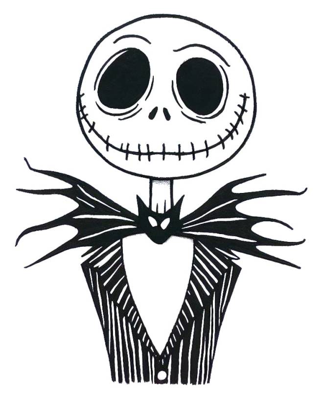 Coloriage Jack Skellington