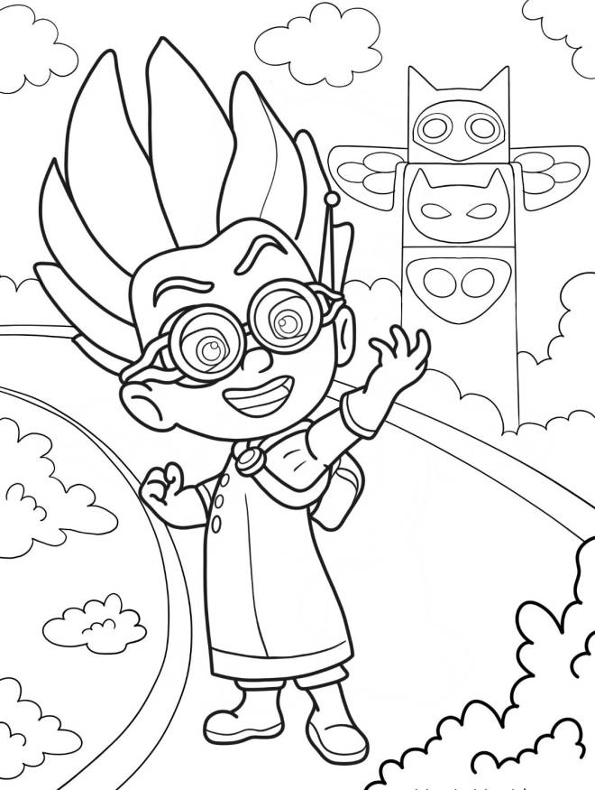 Coloriage Pyjamasques gratuit à imprimer