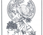 Coloriage Sarah Kay gratuit à imprimer