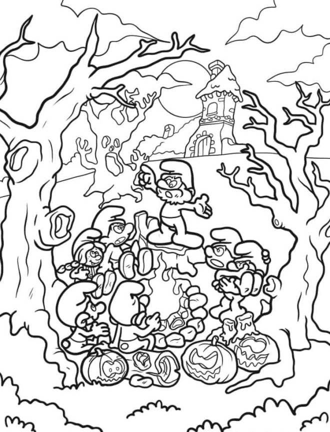 Coloriages Personnages Schtroumpfs 2