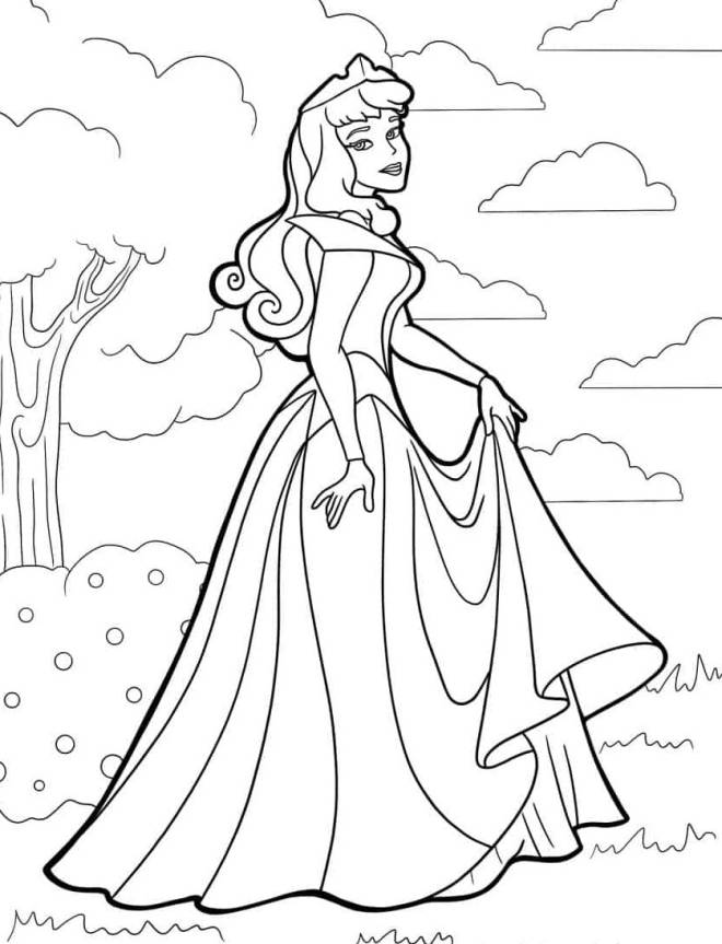 Coloriage Aurore Belle a bois dormant dessin gratuit à imprimer Coloriage Aurore Belle a bois dormant dessin gratuit à imprimer