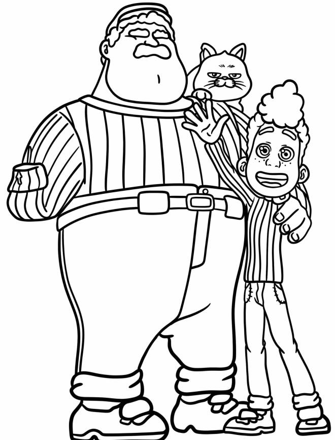 Coloriage Massimo, Machiavel et Alberto de Luca Disney Coloriage Massimo, Machiavel et Alberto de Luca Disney