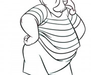 Coloriage Monsieur Mouche dessin gratuit à imprimer
