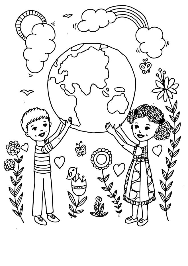 Coloriage Egalité entre les femmes et les hommes journée de la femme