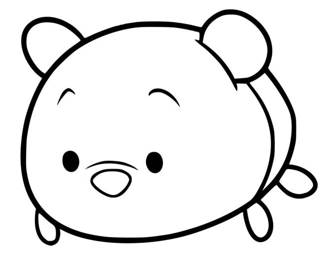 Coloriage Winnie Tsum Tsum gratuit dessin gratuit à imprimer Coloriage Winnie Tsum Tsum gratuit dessin gratuit à imprimer