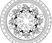 Coloriage Mandala Noel gratuit à imprimer liste 20 à 40
