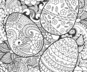Coloriage Pâques adulte gratuit à imprimer
