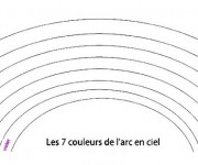 Coloriage Arc-en-ciel gratuit à imprimer