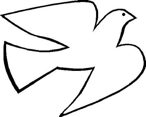 Coloriage Colombe 15 dessin gratuit à imprimer