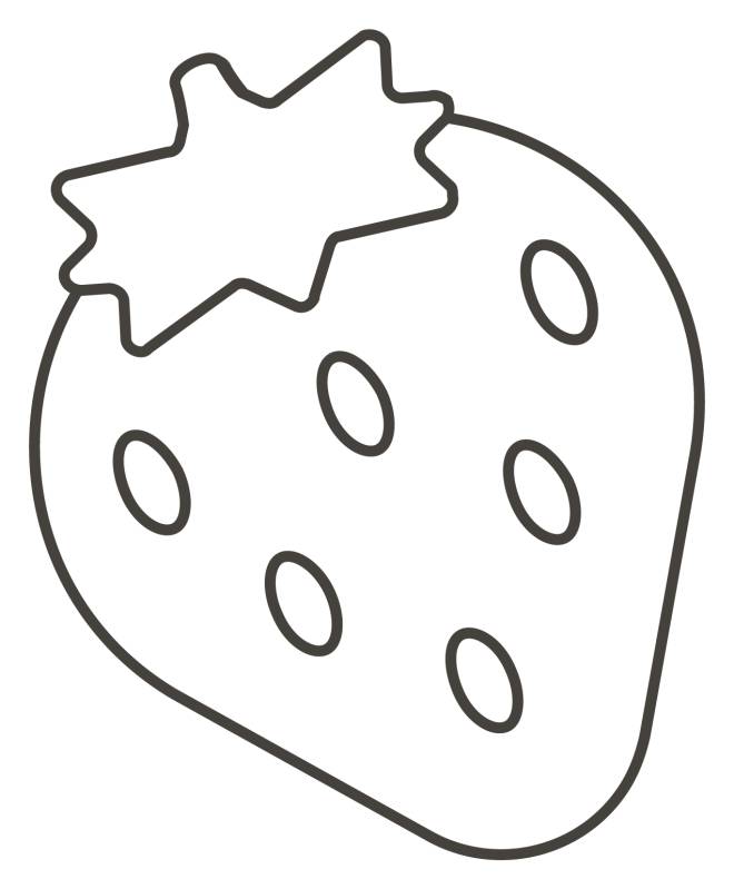 Fraise Coloriage Dessin Imprimer Sketch Coloring Page