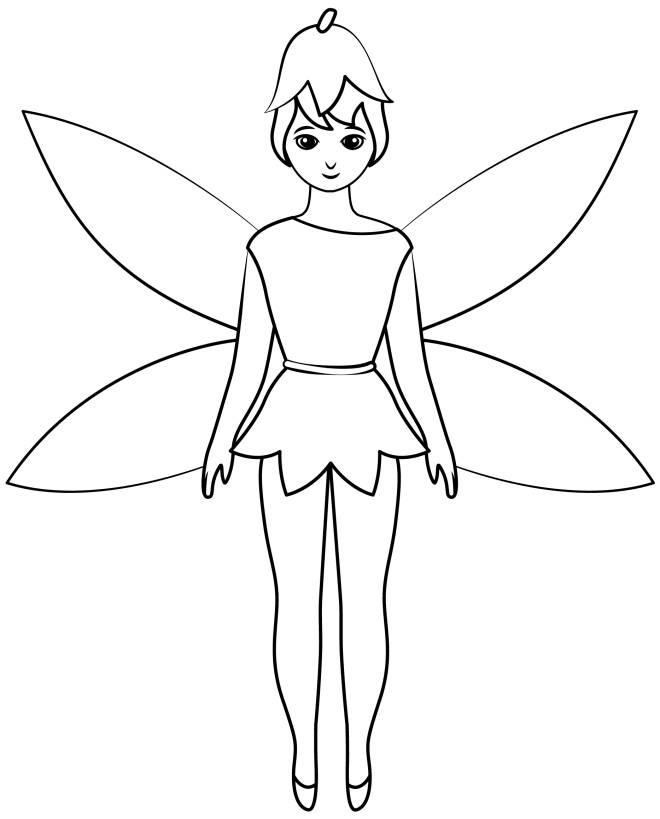 Croquis De Fée Facile